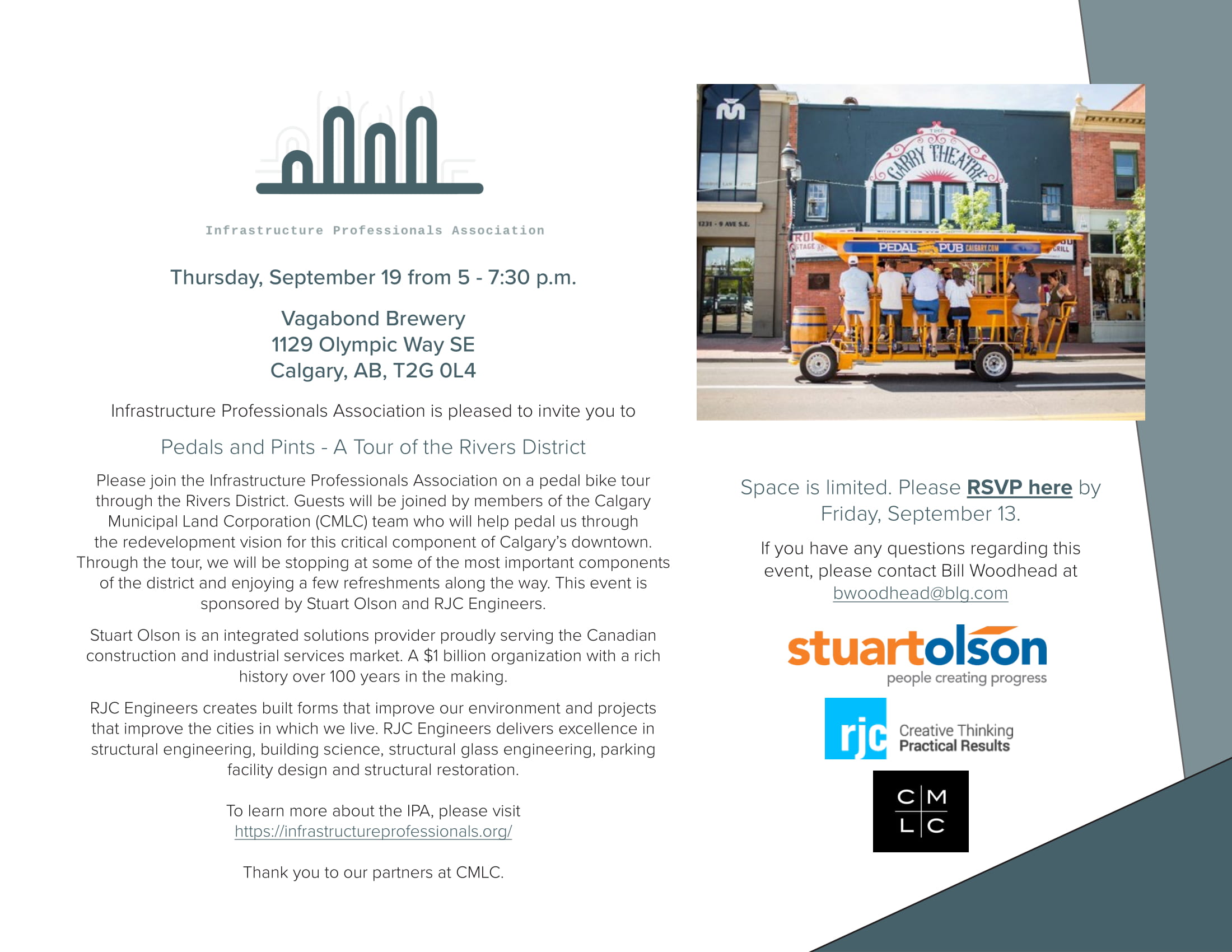 EVENT: Pedals and Pints: A Tour of the Rivers District – Infrastructure ...